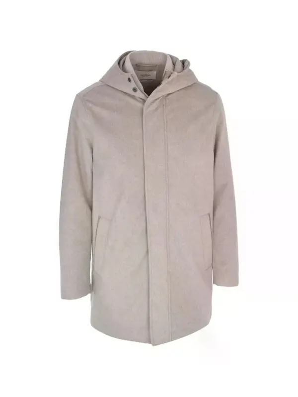 Agnona Caban Hooded Jacket