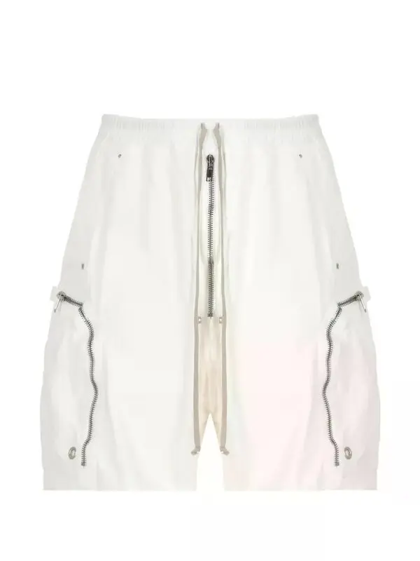 Rick Owens Drawstring Zip Shorts - White