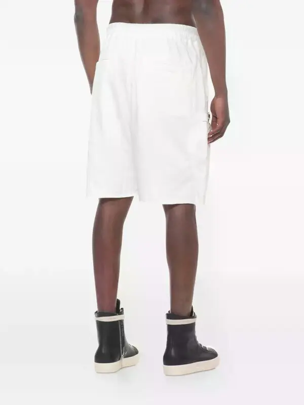 Rick Owens Drawstring Zip Shorts - White