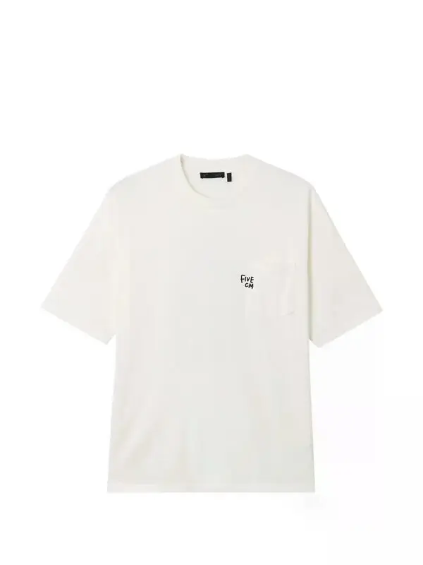 FIVE CM Chest-pocket T-shirt - White