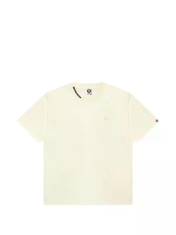 AAPE BY *A BATHING APE® Logo-detail T-shirt - Neutrals