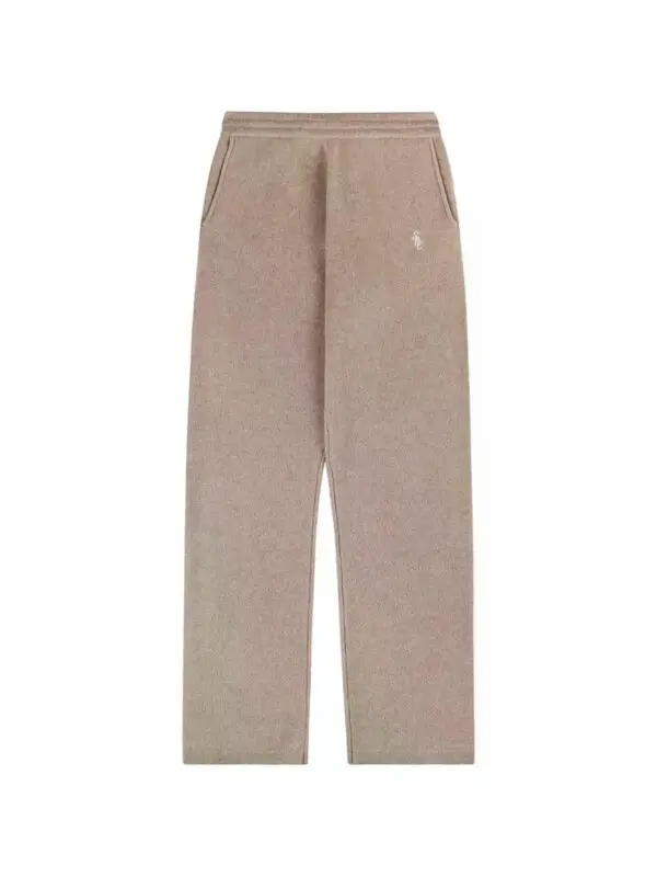 SPORTY & RICH Embroidered-logo Knitted Trousers