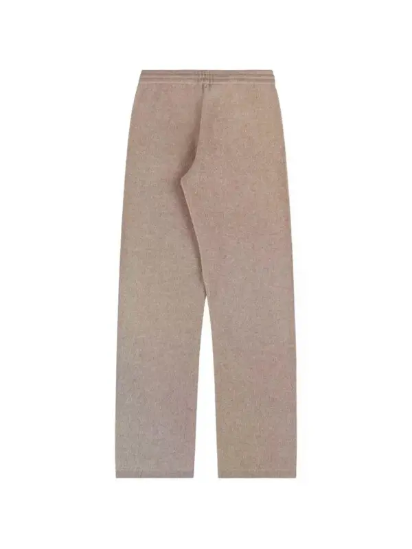 SPORTY & RICH Embroidered-logo Knitted Trousers