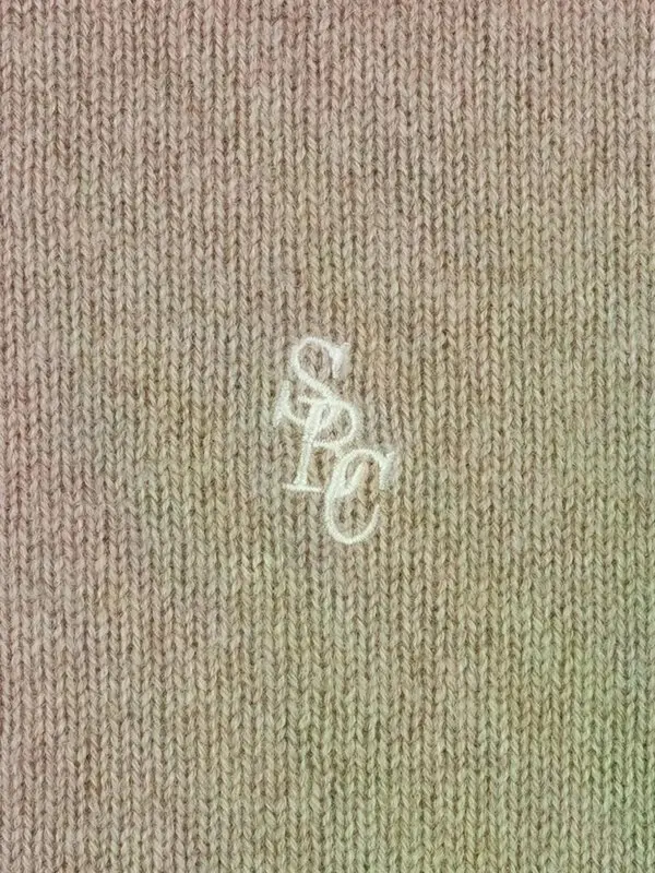 SPORTY & RICH Embroidered-logo Knitted Trousers