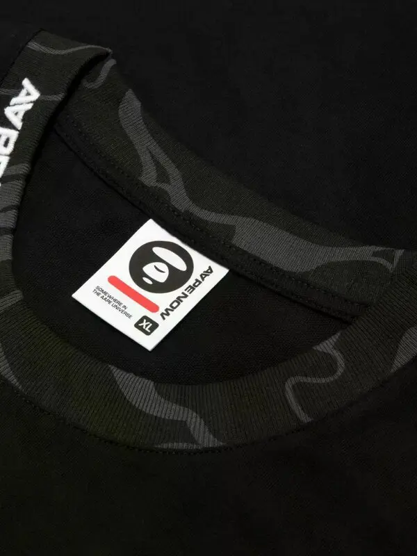 AAPE BY *A BATHING APE Round-neck Short-sleeve T-shirt