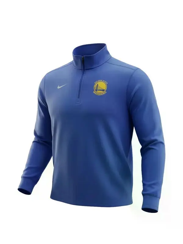 Nike Nba Golden State Warriors Long-sleeve Top - Blue