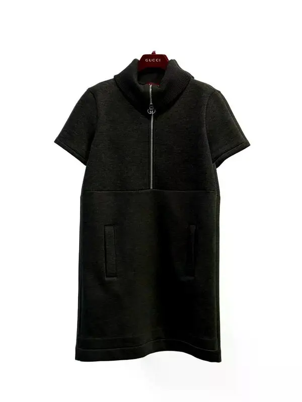 Gucci Collared Zip-up Dress