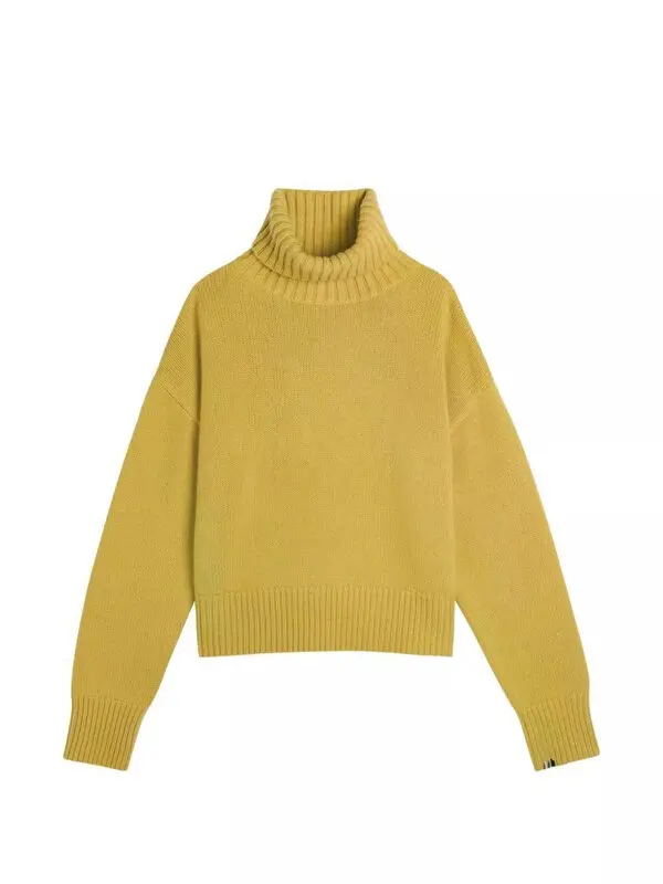 EXTREME CASHMERE X Roll-neck Sweater - Yellow