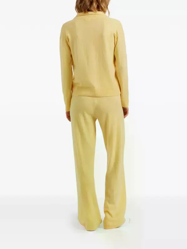 Chinti & Parker Polo-collar Sweater - Yellow