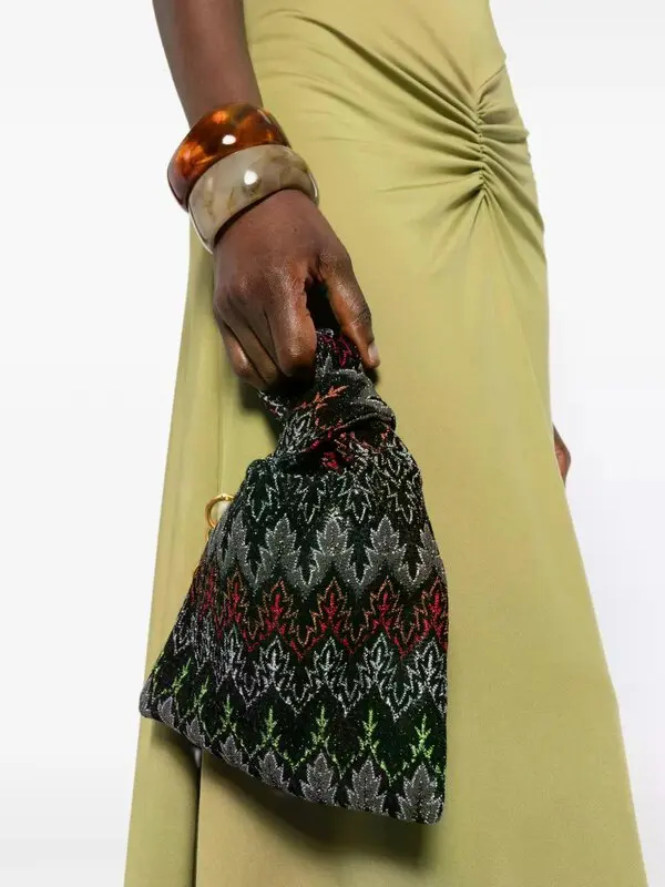 Missoni Raschel Pinetto Lurex Tote Bag - Black