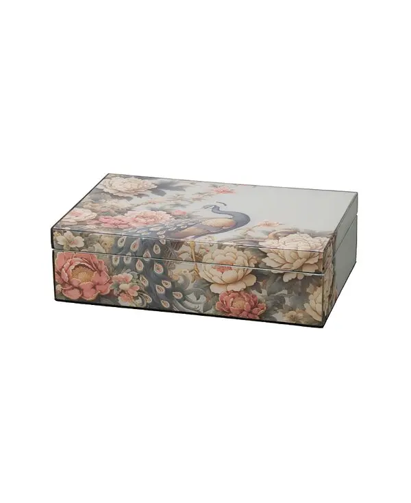 JAMIE YOUNG CO. Mural Decorative Lacquered Box - Blue