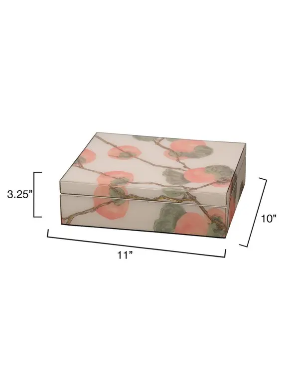 JAMIE YOUNG CO. Persimmon Decorative Lacquered Box