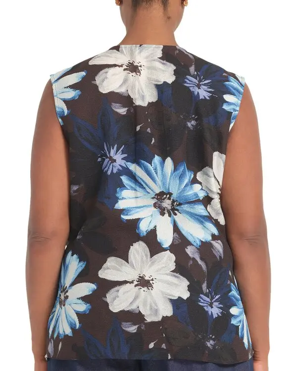 ESTELLE Floral Tie-front Shirt