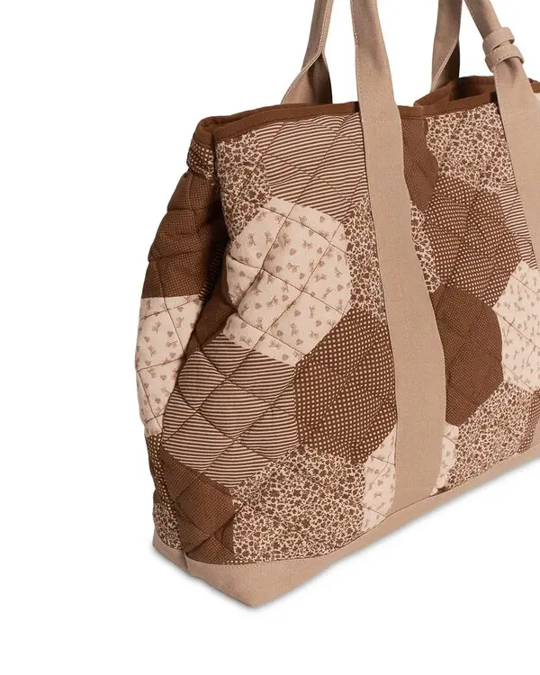 Free People Pippa Patchwork Cotton Tote
