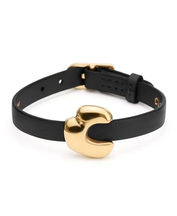 Cuyana Celestia Leather Bracelet - Black