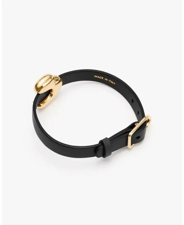 Cuyana Celestia Leather Bracelet - Black