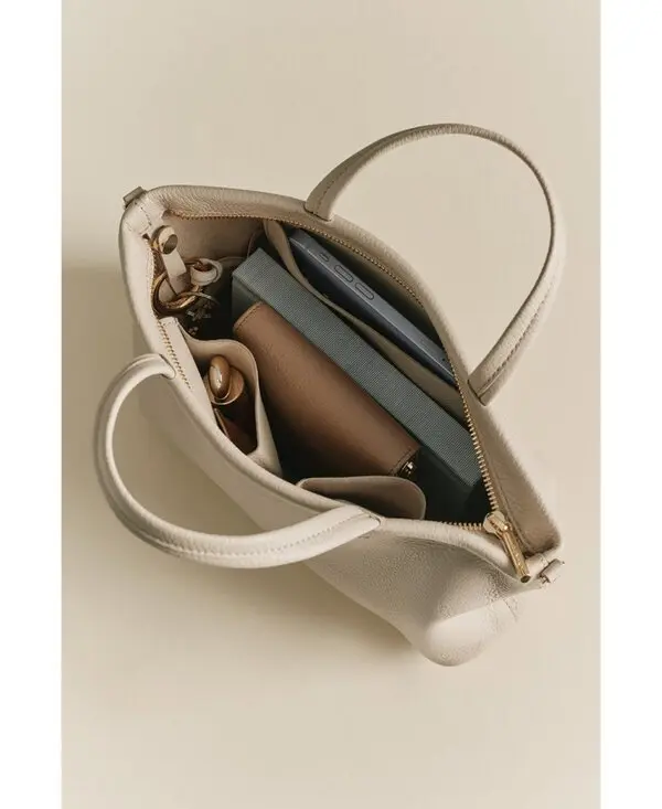 Cuyana Mini Easy Zipper Tote - Stone