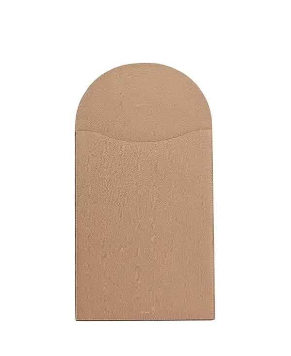 Cuyana Convertible 16" Leather Laptop Sleeve - Cappuccino