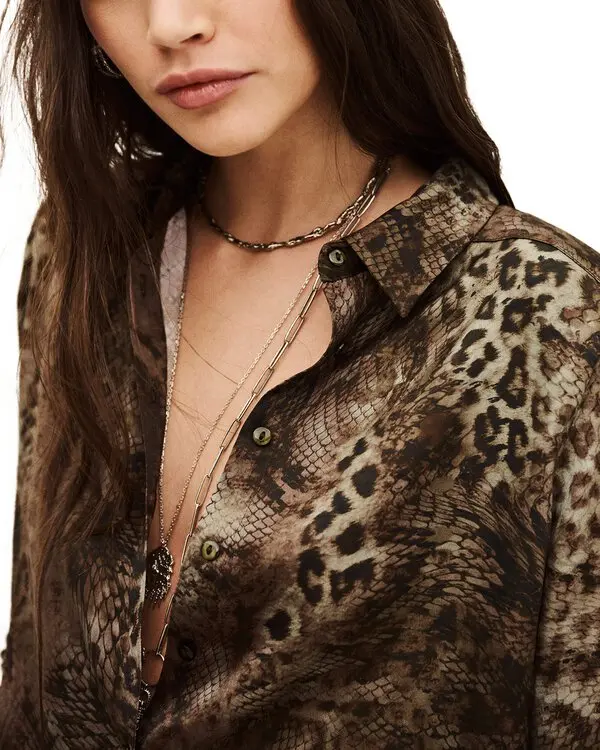 Ba&sh Cornelia Blouse - Khaki