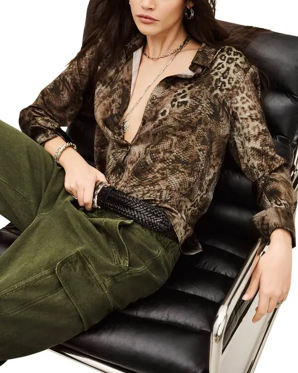 Ba&sh Cornelia Blouse - Khaki