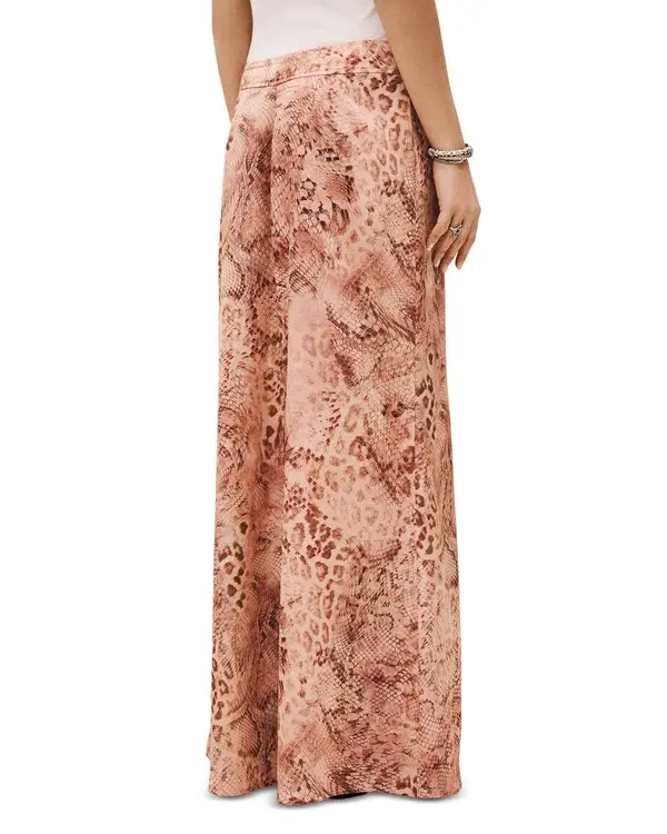 Ba&sh Ciria Printed Maxi Skirt - Pink