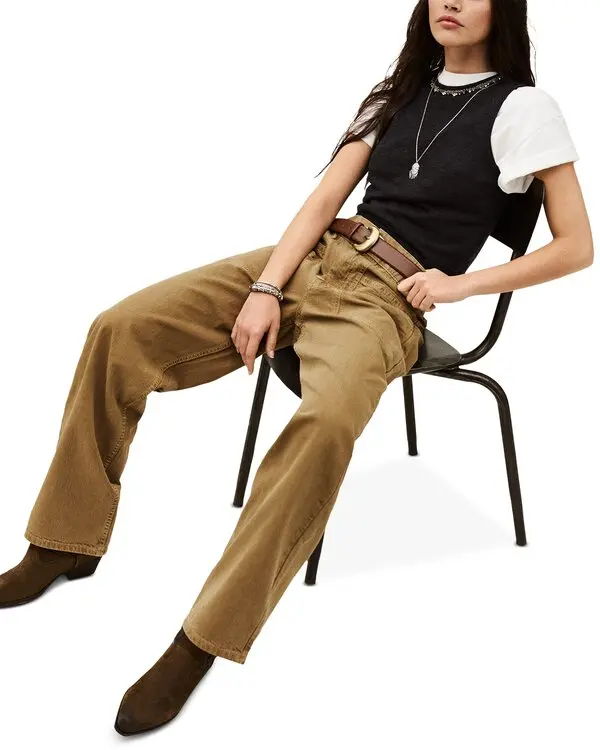 Ba&sh Fima Pants - Camel