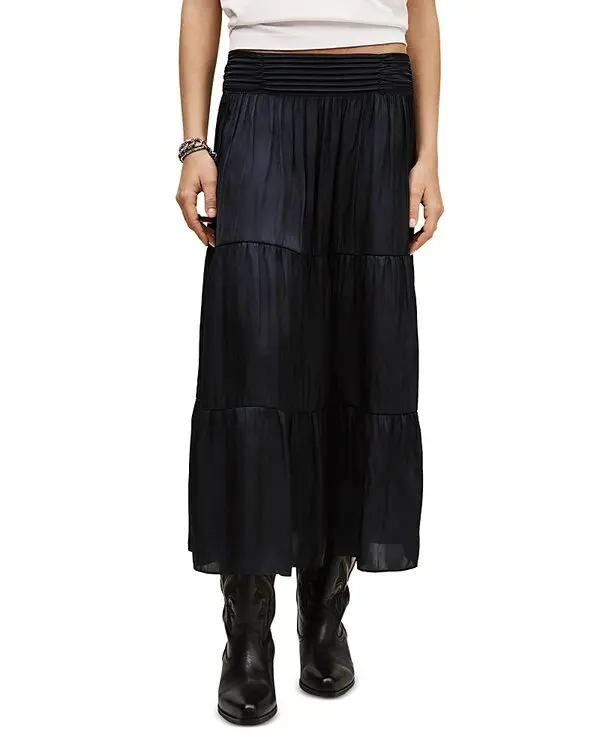 Ba&sh Camyla Midi Skirt - Ink