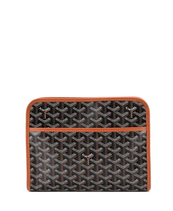 Goyard Mm Jouvence Toiletry Pouch Coated Canvas - Brown