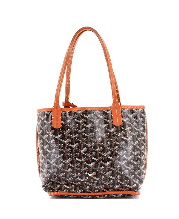 Goyard Anjou Reversible Tote Coated Canvas - Black