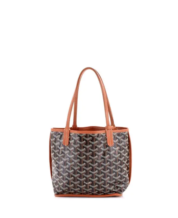 Goyard Anjou Reversible Tote Coated Canvas - Black