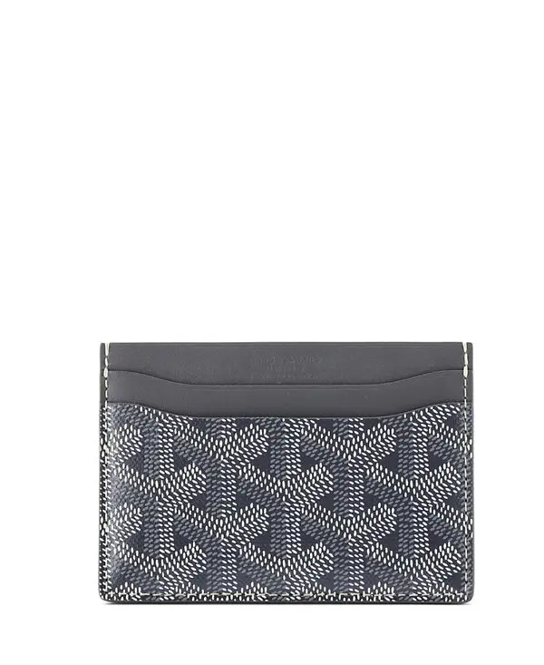 GOYARD Saint Sulpice Card Holder Coated Canvas - Gray