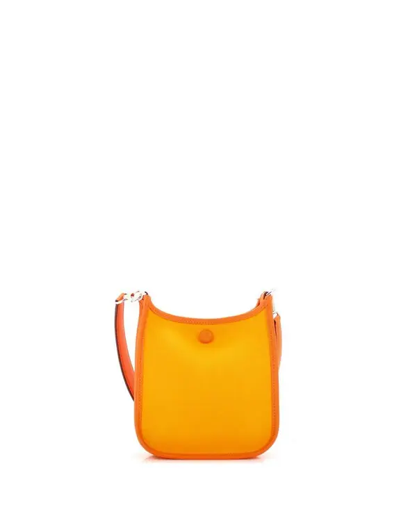 Hermès Tpm Neo Evelyne Bag Toile And Leather - Orange