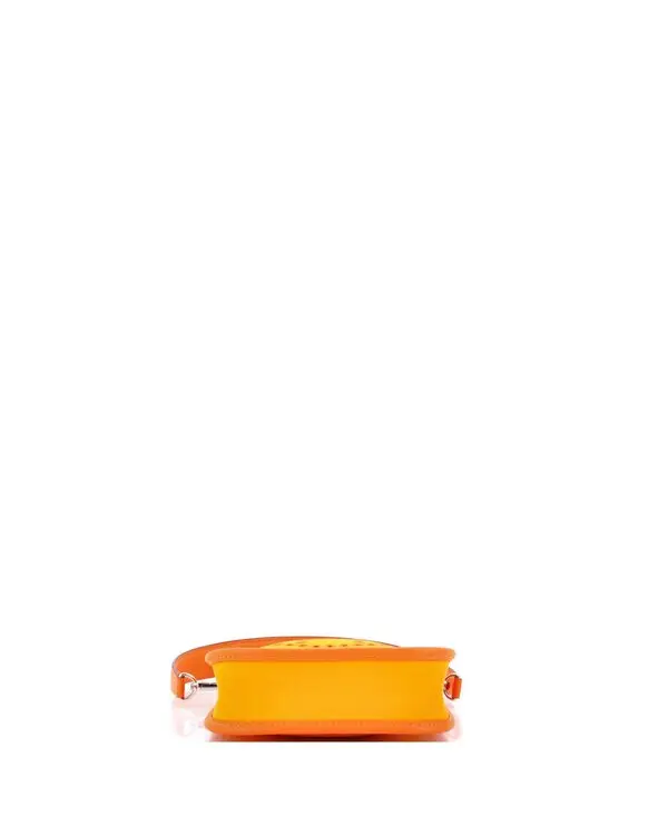 Hermès Tpm Neo Evelyne Bag Toile And Leather - Orange