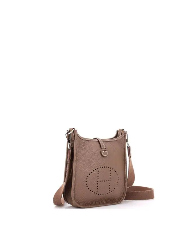 Hermès Tpm Evelyne Bag Gen Iii Clemence - Gray