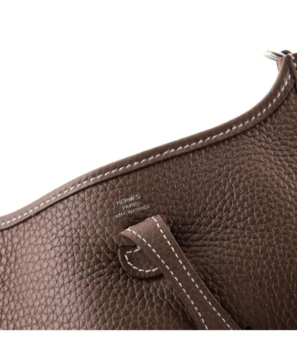 Hermès Tpm Evelyne Bag Gen Iii Clemence - Gray