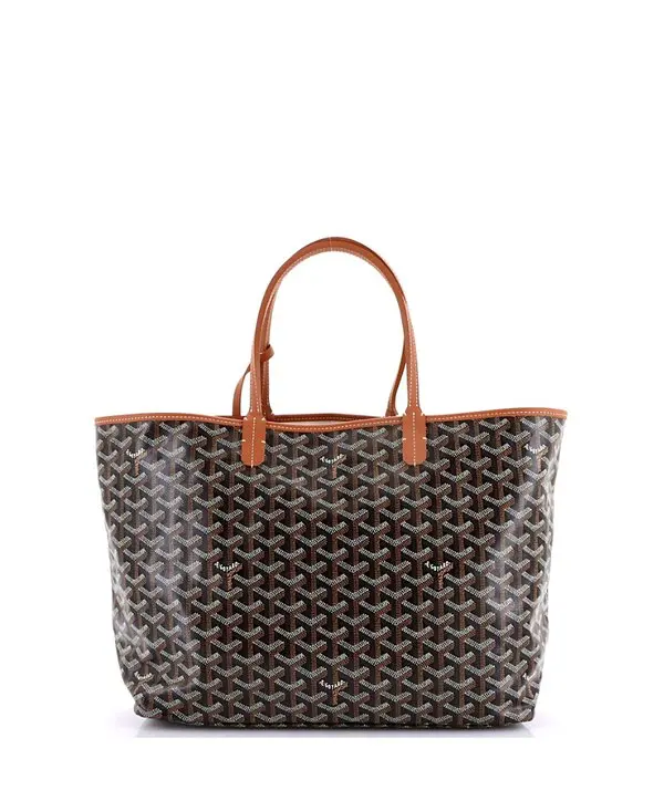 Goyard Pm Saint Louis Tote Coated Canvas - Brown