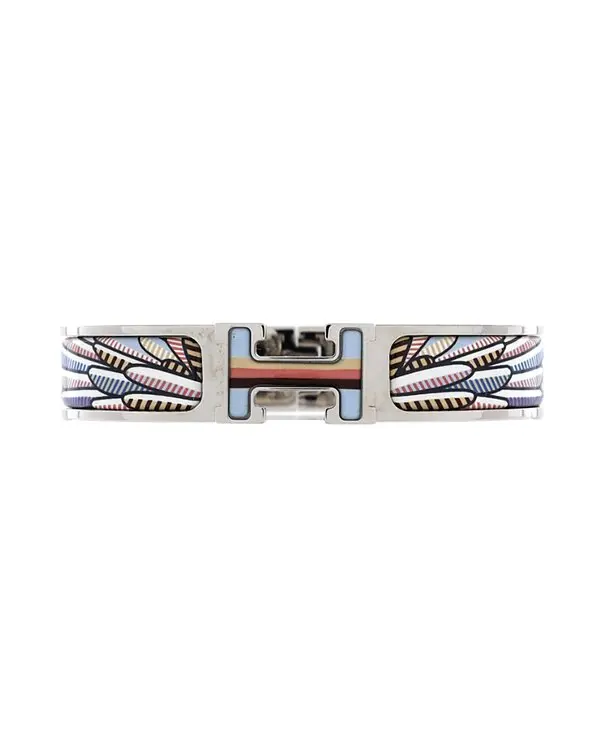 HERMES Extra Narrow Clic H Bracelet Printed - Enamel