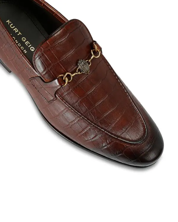 Kurt Geiger Alton Croc Loafers - Light