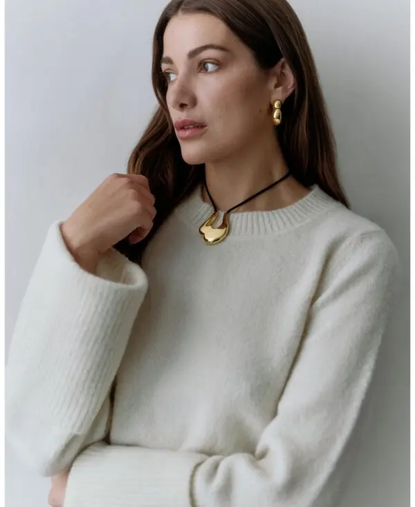 Cuyana Celestia Pendant Necklace - Gold