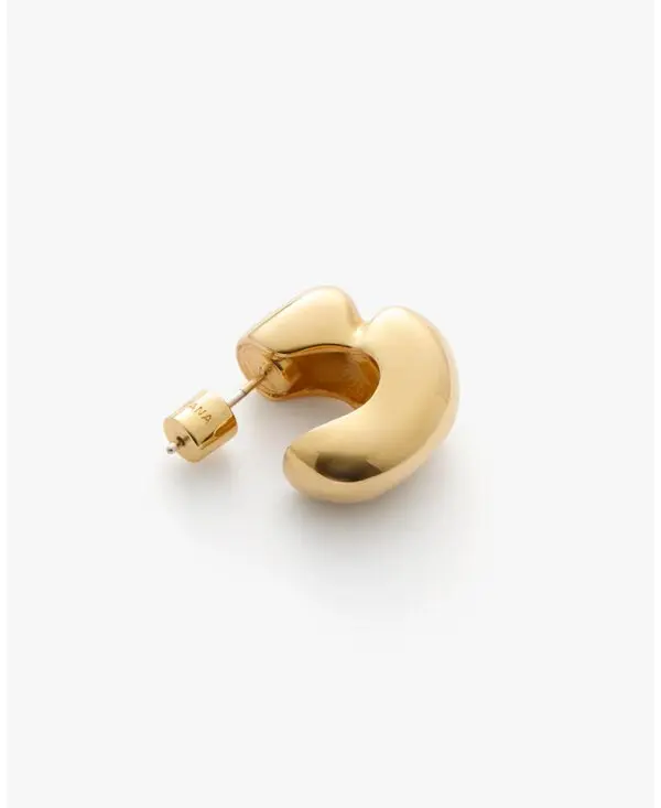 Cuyana Mini Celestia Hoop Earrings - Gold