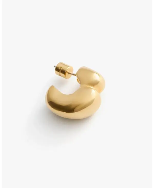 Cuyana Mini Celestia Hoop Earrings - Gold