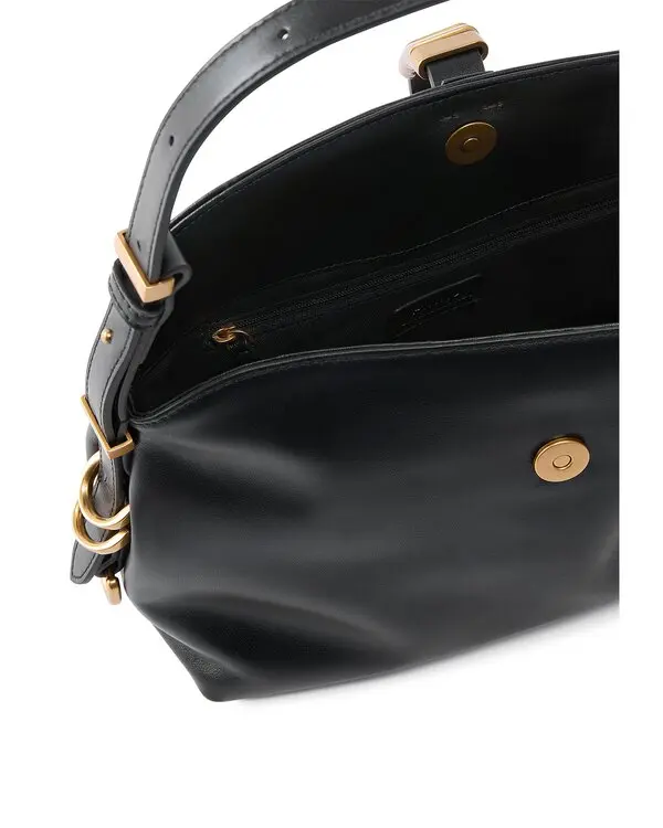 Pinko Saddle Horizontal Mini Leather Shoulder Bag - Zq