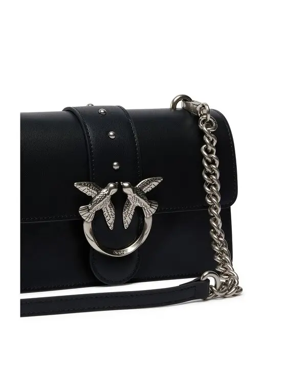 Pinko Love One Mini Leather Crossbody