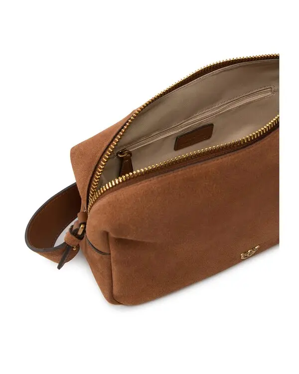 Pinko Horizontal Suede Shoulder Bag - Lq