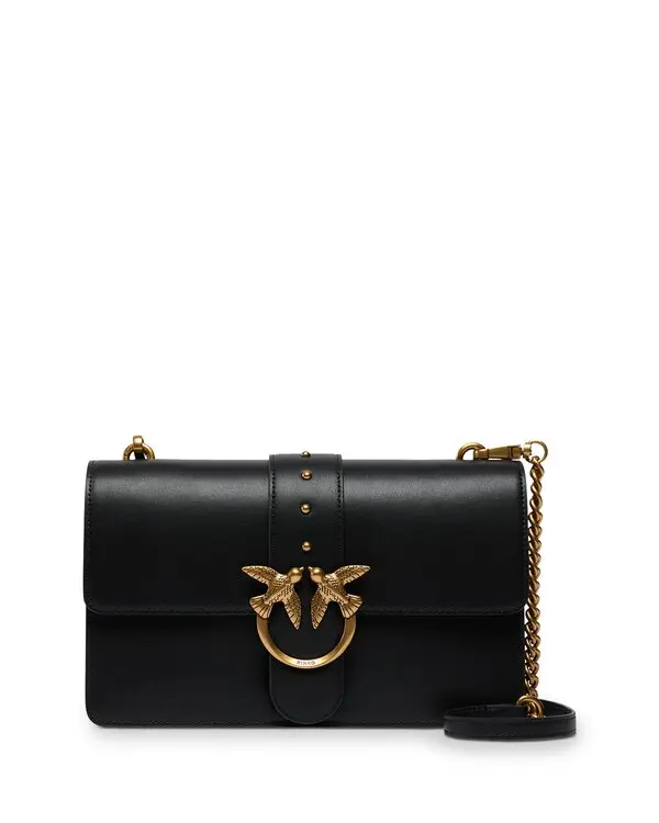 Pinko Love One Classic Leather Crossbody - Zq
