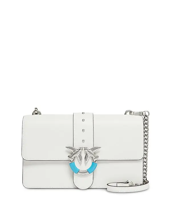 Pinko Love One Classic Leather Crossbody - Ze