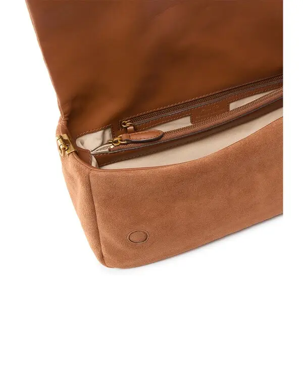 Pinko Click Soft Suede Shoulder Bag