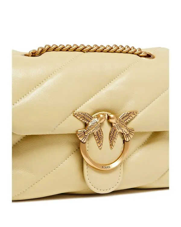 Pinko Love Puff Mini Leather Convertible Crossbody - Cq