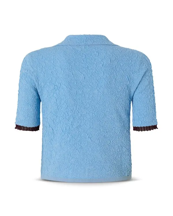 Pinko Lampo Embossed Polo Top