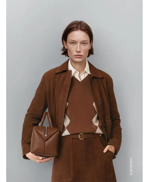 Max Mara Mstbaia Suede Jacket - Chocolate